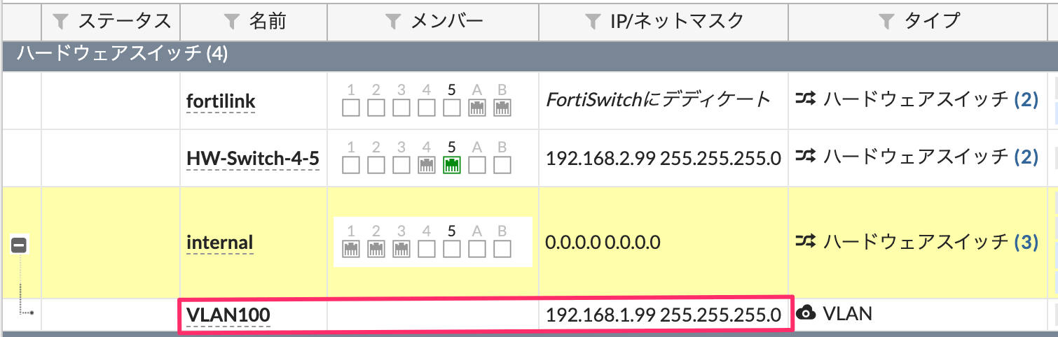 【Fortigate】 VLANトランク設定（ハードウェアスイッチ）と動作確認 FortiOS6.0.9 | hirota.noの技術ブログ ...