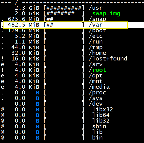 【Linux】 ディスク使用量の表示（df / du / ncdu） | hirota.noの技術ブログ〜 It's all over the network.